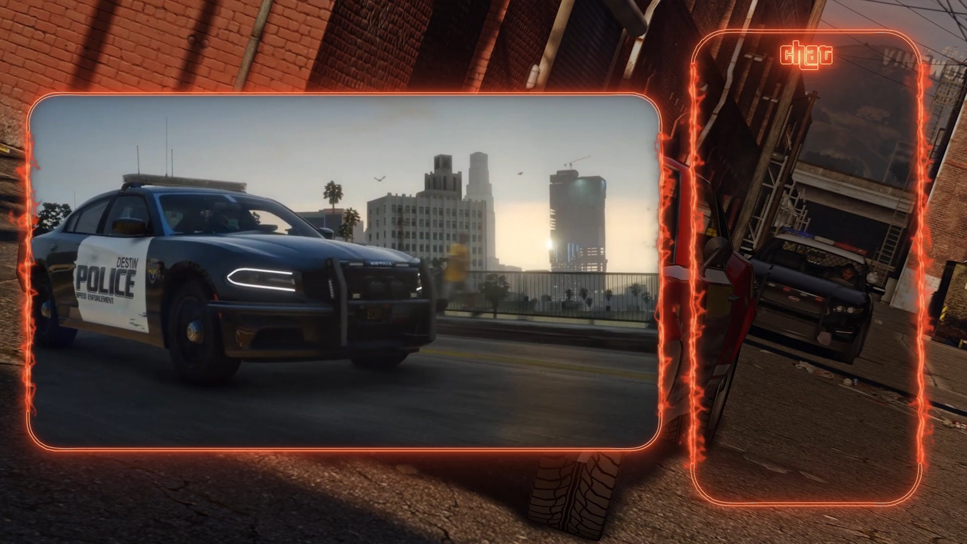 GTA V Fivem Big Twitch Stream Overlay GTA Animated Twitch Overlay Fivem ...