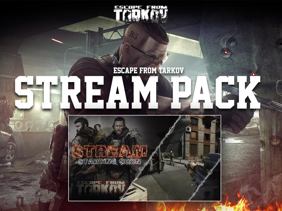 Escape From Tarkov Stream Overlay Package | Webcam | Screens | Panels ...