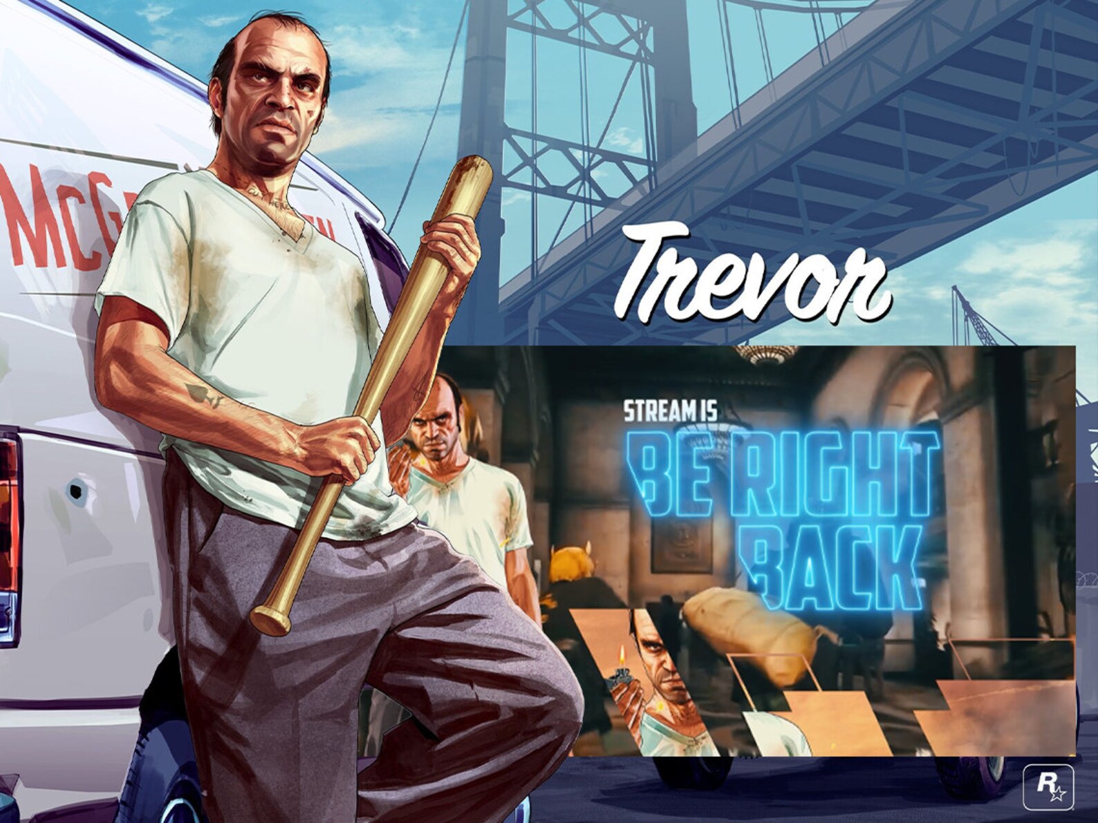 Grand Theft Auto 5 Stream Overlay GTA 5 / Fivem Animated Stream Overlay ...