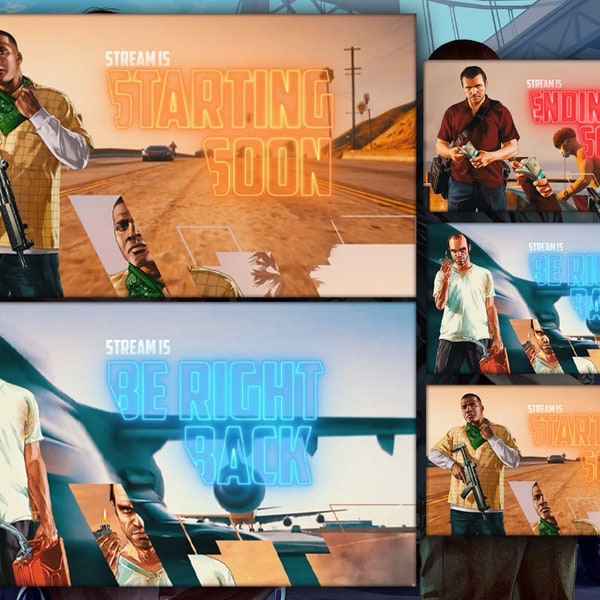 Gta Twitch Overlay - Etsy UK