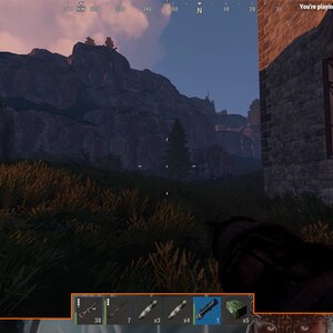 Rust Game Orange Animated Twitch Overlay Package | Rust Hud Overlay ...