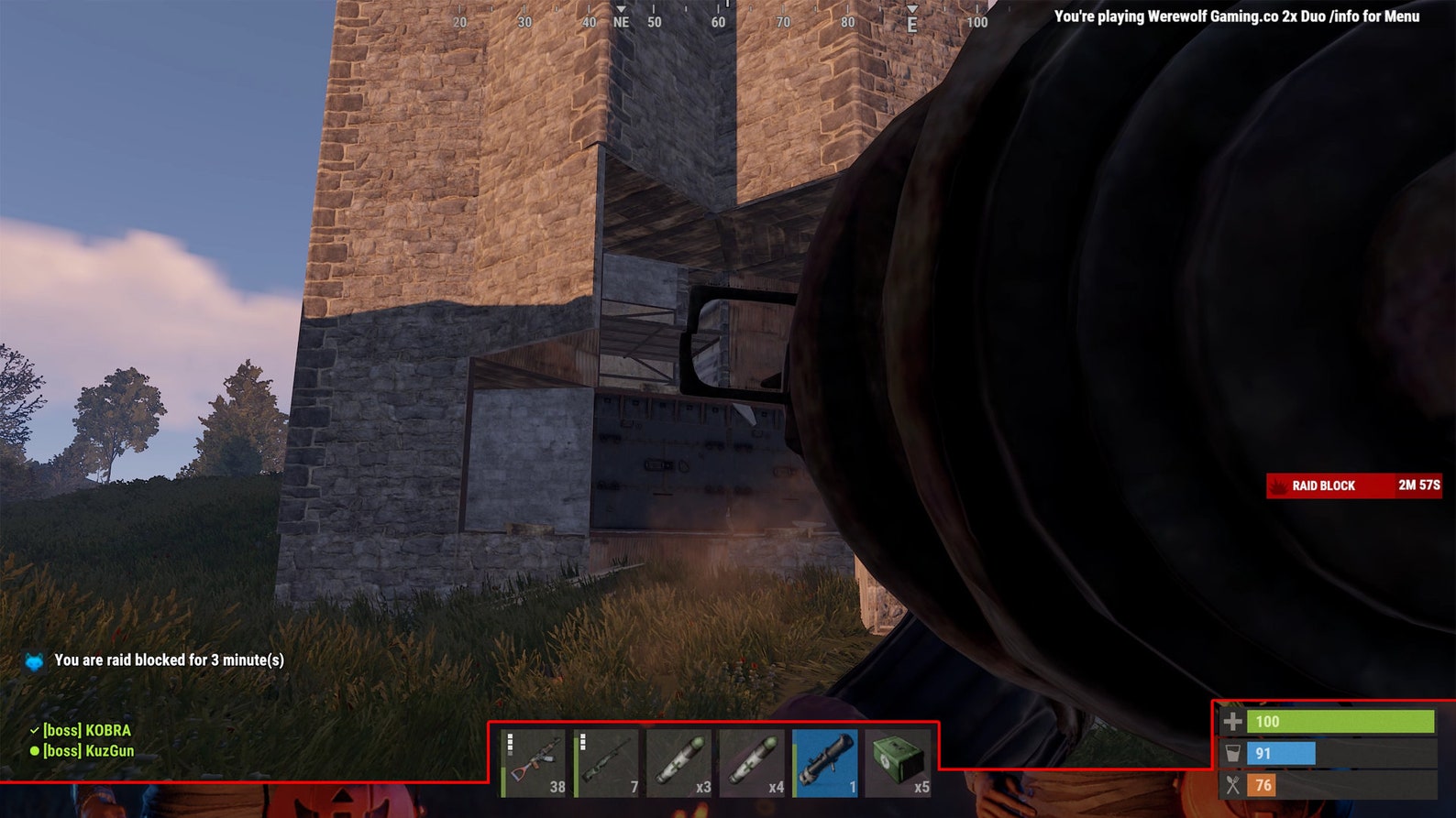 Rust Game Red Animated Twitch Overlay Package | Rust Hud Overlay ...