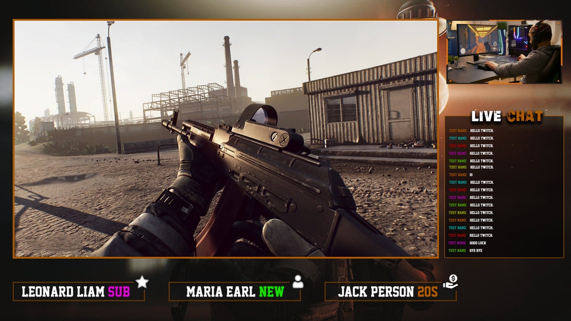 Escape From Tarkov Animated Stream Pack Starting, Pause, Ending Screens ...