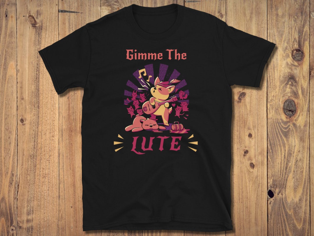 Funny Gimme the Lute T-shirt, Funny Musical Shirt, Misheard Lyrics Tee ...
