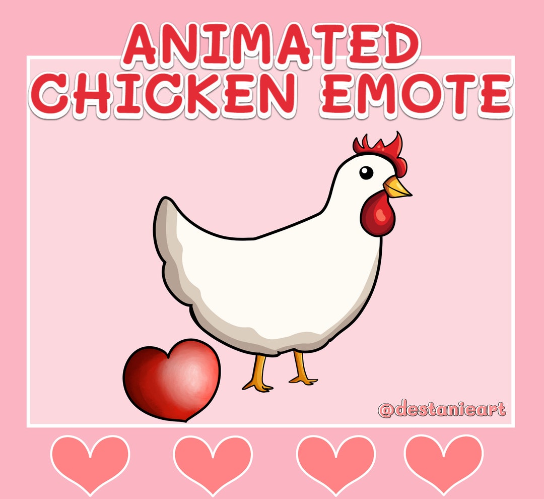 Animated Chicken Emote - Etsy