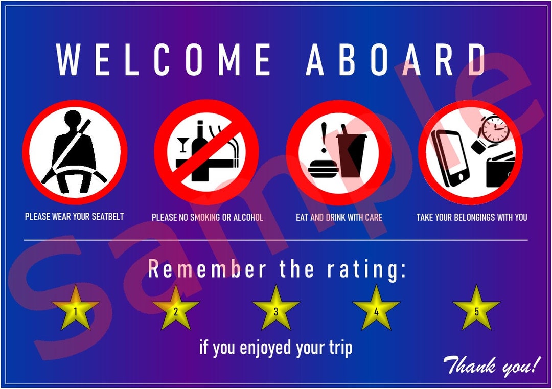 Car Interior Rideshare Sign for Uber, Ola, Didi, Lyft - Etsy