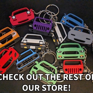 Ford Bronco Keychain 2021+ Accessories 17 Colors Durable Custom 3D ...