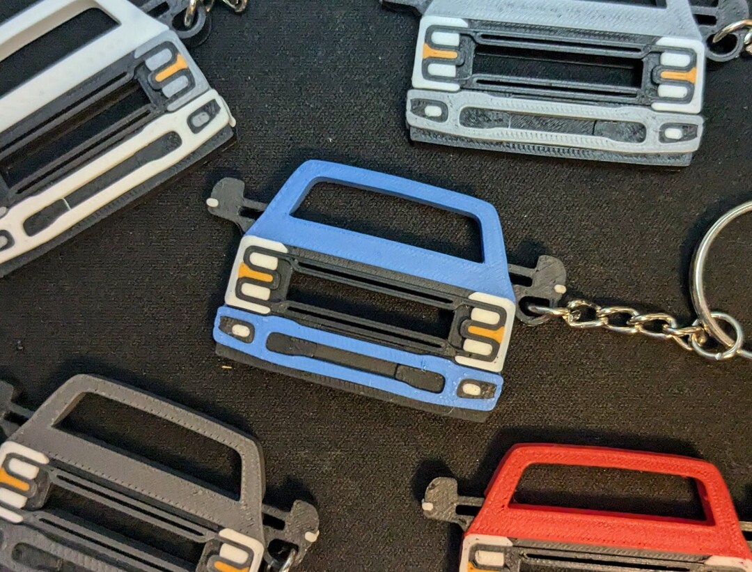 Ford Super Duty Keychain 17 Colors Custom Matching Keychain 3D Printed ...