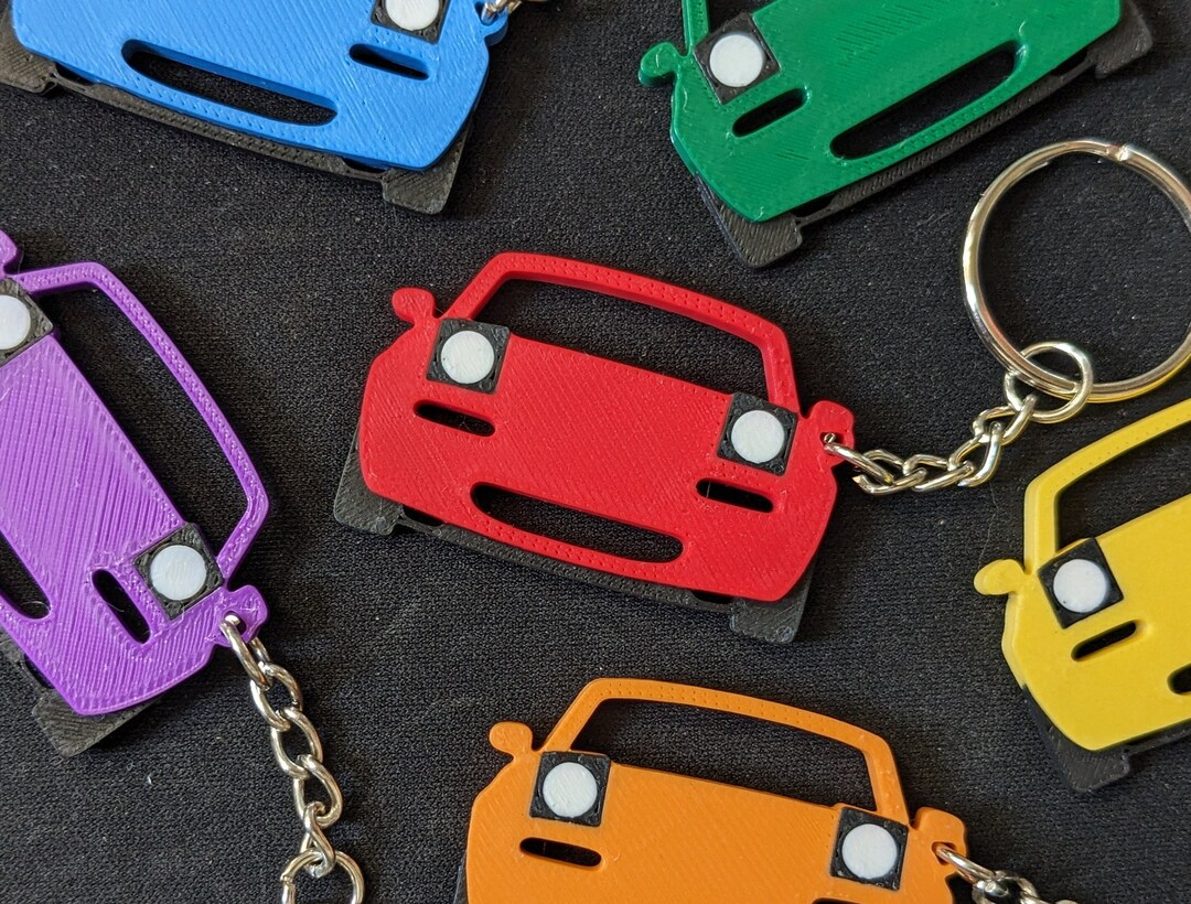 Miata Keychain Mazda MX-5 15 Colors Miata 3D Printed - Etsy