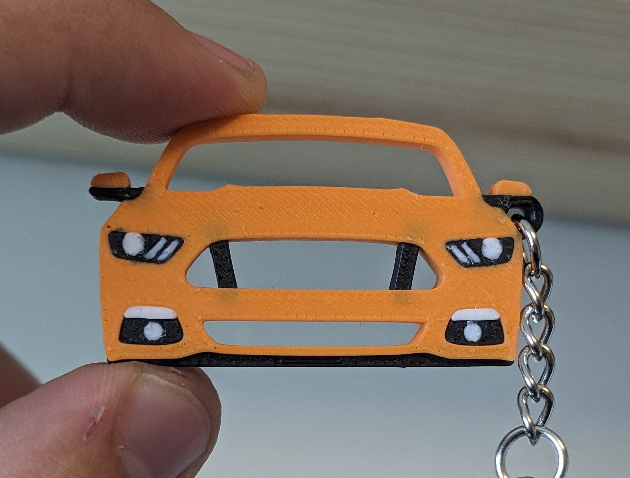 Mustang Keychain Custom Ford S550 15 Colors 3D Printed - Etsy