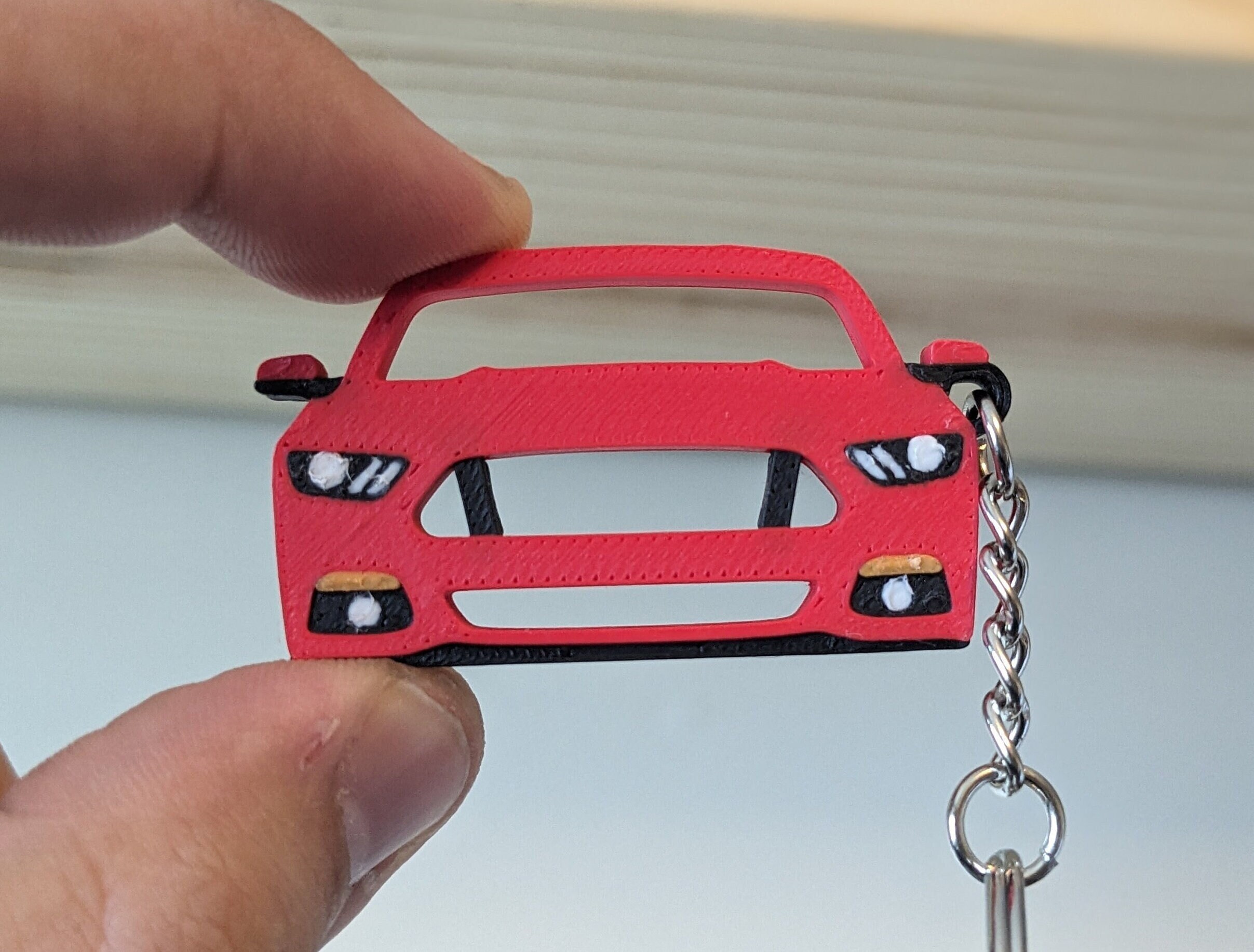 Mustang Keychain Custom Ford S550 15 Colors 3D Printed - Etsy