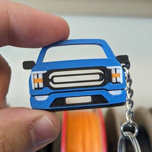 Ford F150 Keychain 17 Colors Custom Matching F-150 Keychain 3D Printed ...