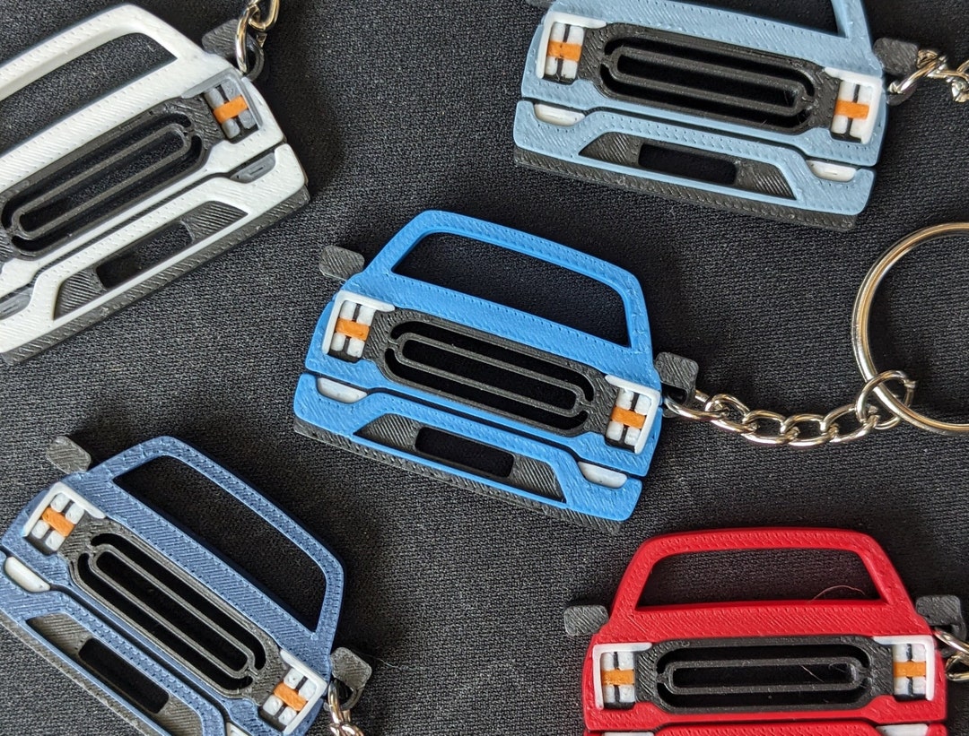 Ford F150 Keychain 17 Colors Custom Matching F-150 Keychain 3D Printed ...