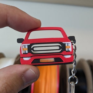 Ford F150 Keychain 17 Colors Custom Matching F-150 Keychain 3D Printed ...