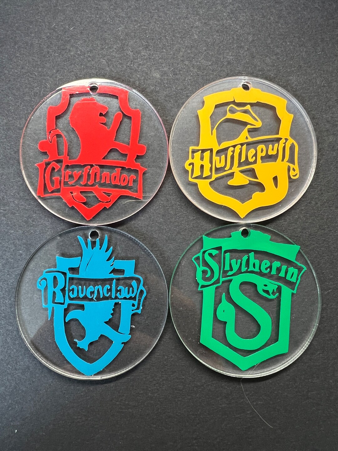 Magic World Inspired Customisable Keychains With Wizard Houses and Boy ...