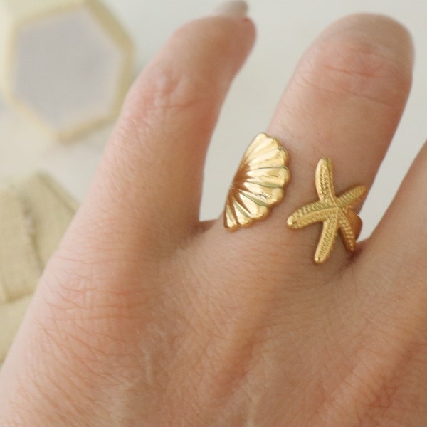 Seashell Ring - Etsy
