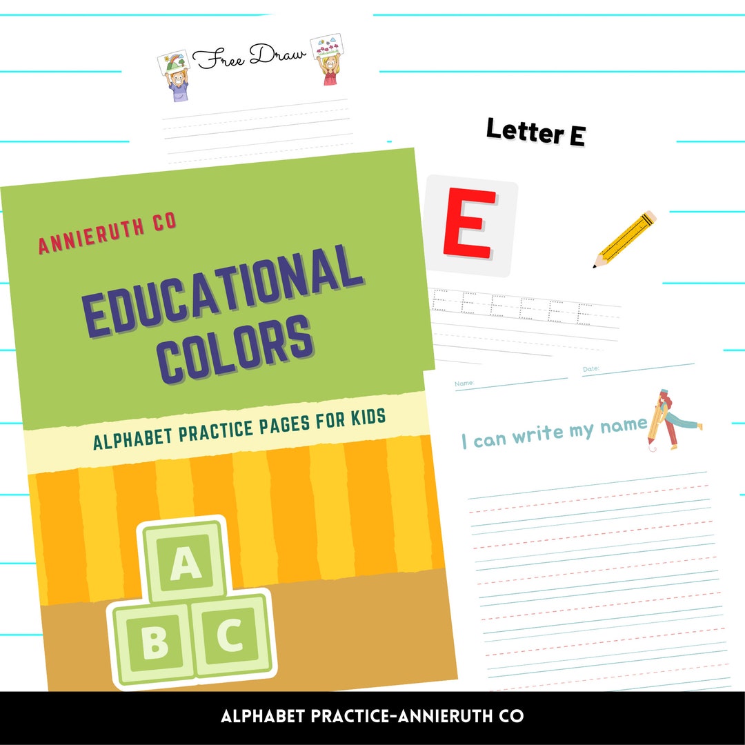 Alphabet Writing Practice - Etsy