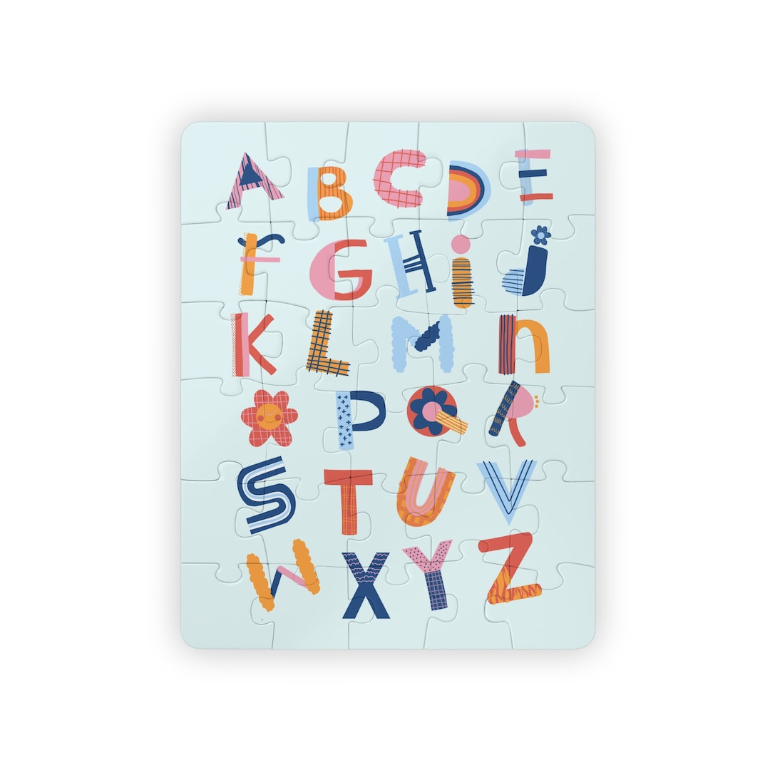 Kids' Alphabet Puzzle, 30-piece - Etsy