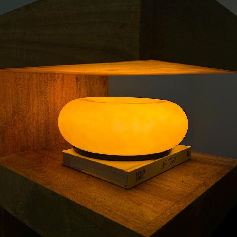 Ikea Orange Glass Lamp - Etsy UK