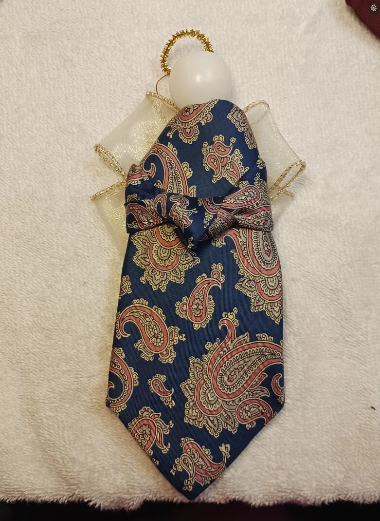 Necktie Angel Ornaments - Etsy