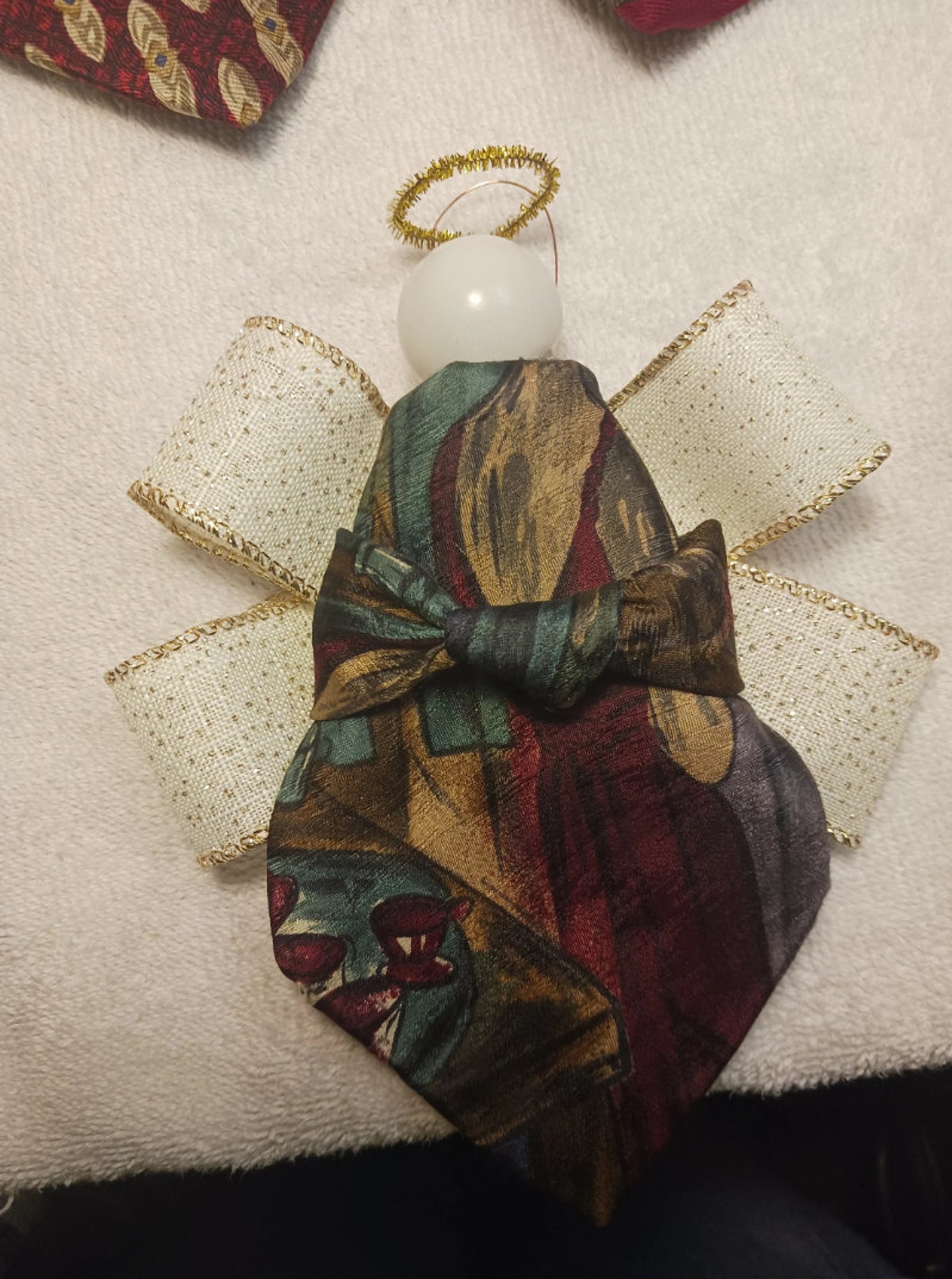 Necktie Angel Ornaments - Etsy