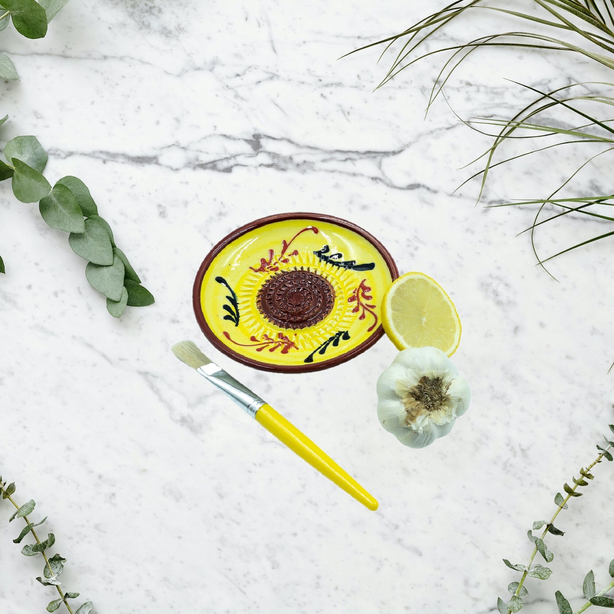 Ceramic Grating Plate Arena Amarilla - Etsy