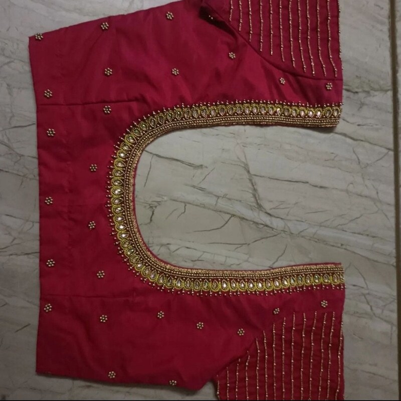 Maggam Work Blouse - Etsy