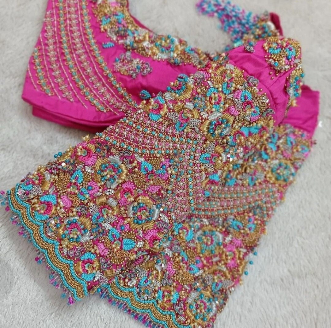 Handmade Maggam Work for Women - Etsy