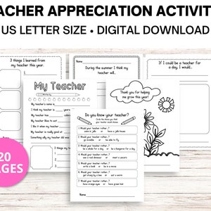 Games Theme Teacher Appreciation Week, Teacher Week, Writing Prompts ...
