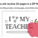 Games Theme Teacher Appreciation Week, Teacher Week, Writing Prompts ...