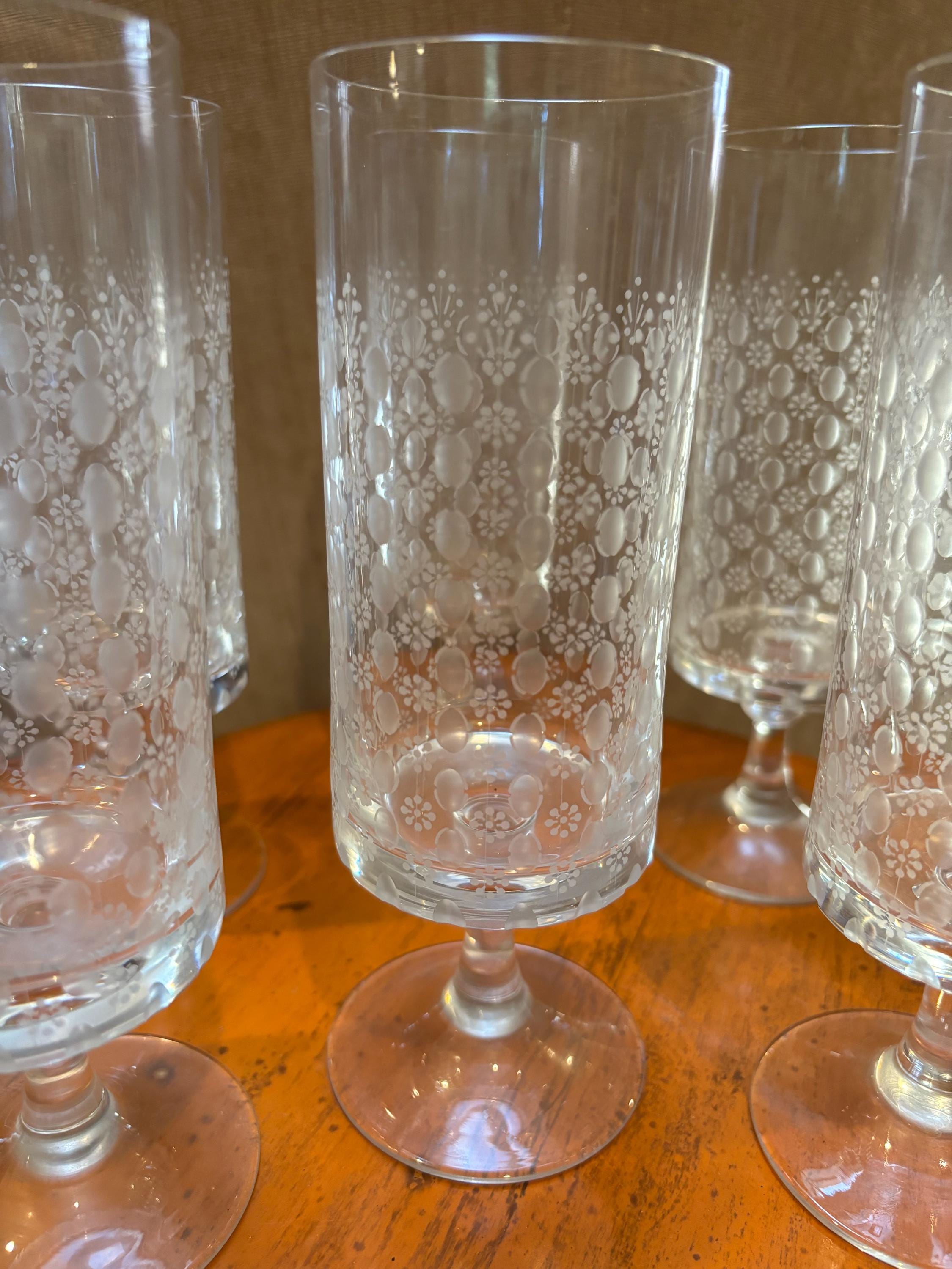 Vintage Mid Century Bjorn Wiinblad Rosenthal Romance Pattern Crystal ...