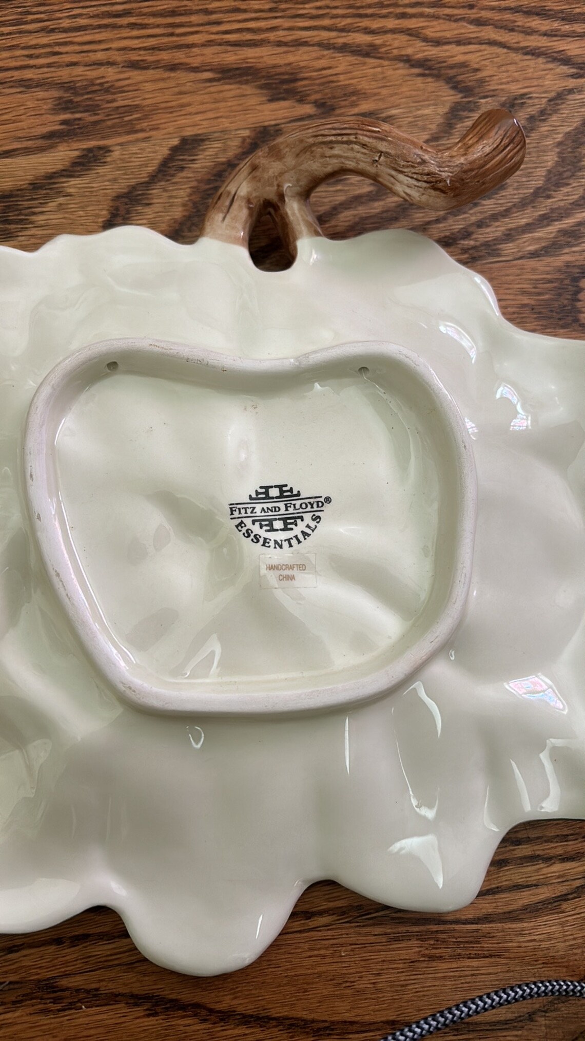 Fitz and Floyd Bountiful Blossoms Magnolia Porcelain Canapé/plate/wall ...