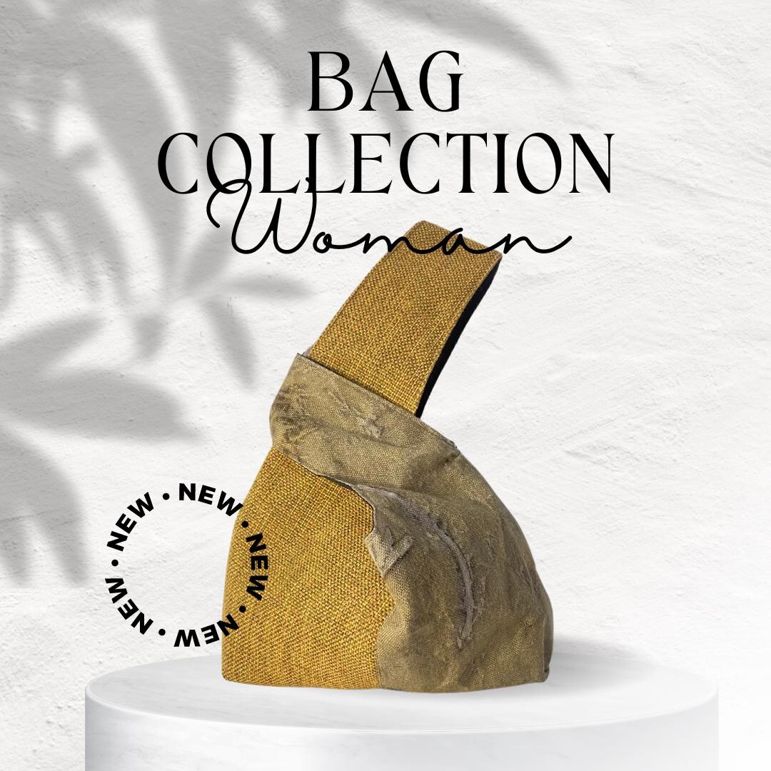 Japanese Eco-printed Knot Bag, Japanese Knot Bag, Eco-printed Bag, Eco ...