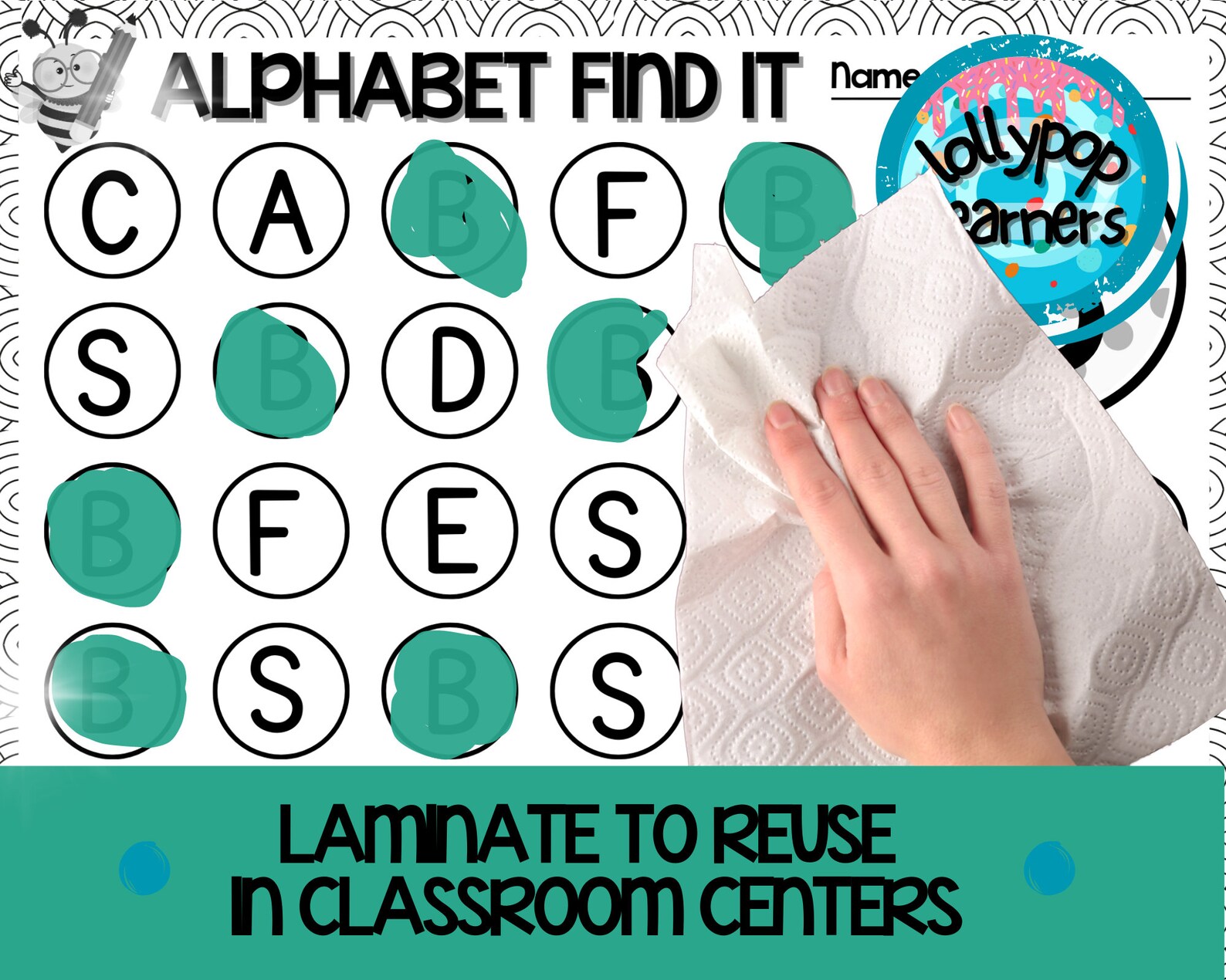Find the Letter Alphabet Game! (26 Pages!) A "dab It" Activity for ...