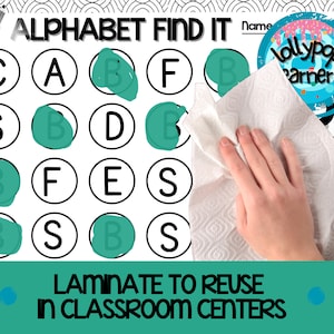 Find the Letter Alphabet Game! (26 Pages!) A "dab It" Activity for ...