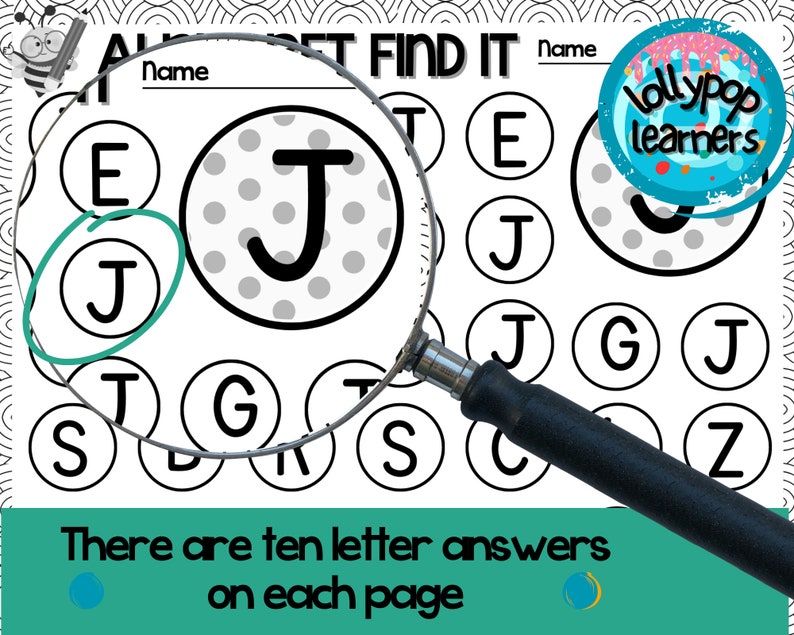Find the Letter Alphabet Game! (26 Pages!) A "dab It" Activity for ...