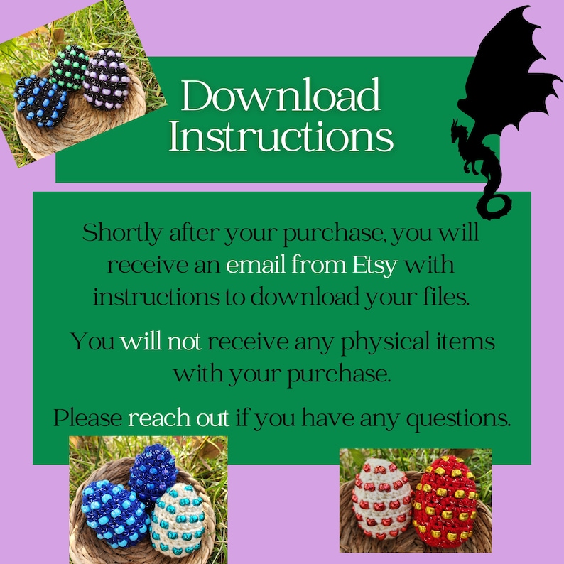 Beaded Fidget Dragon Egg Crochet Pattern, No-sew Sensory Toy (digital ...