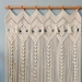 Macrame Curtain Macrame Black Curtain Customizable Macrame Living Room ...