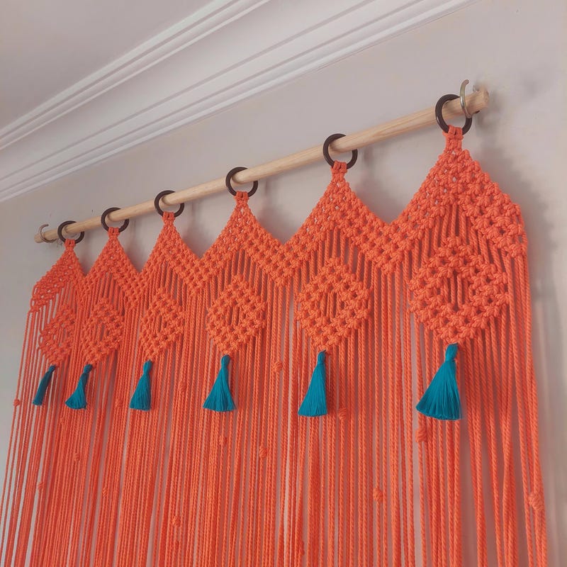 Macrame Curtain Design - Etsy