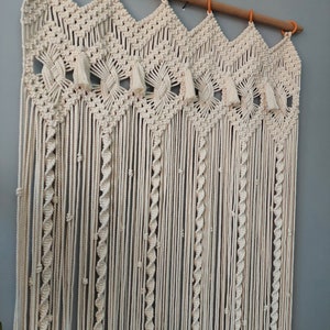 Macrame Curtain Handmade Customizable Size Living Room Wedding Backdrop ...