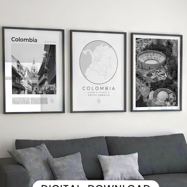 Colombia Poster - Etsy