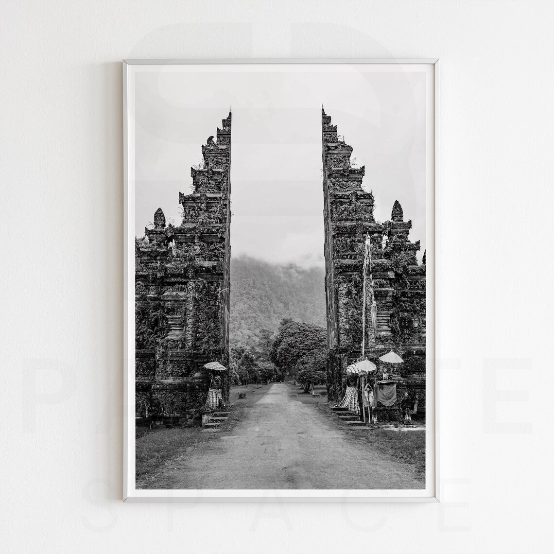 Digital Bali Print Black and White Set of 3, Bali Map, Bali Poster ...