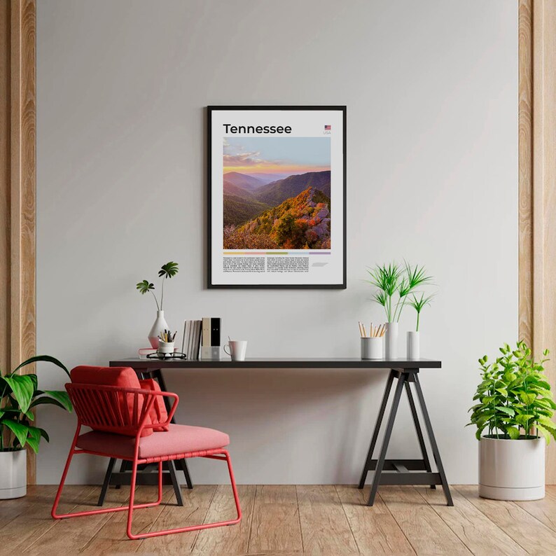 Digital Tennessee Print Set of 3 Tennessee Map Tennessee - Etsy