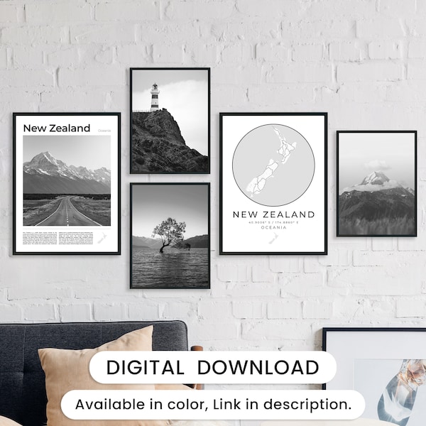 Black and White Print New Zealand - Etsy