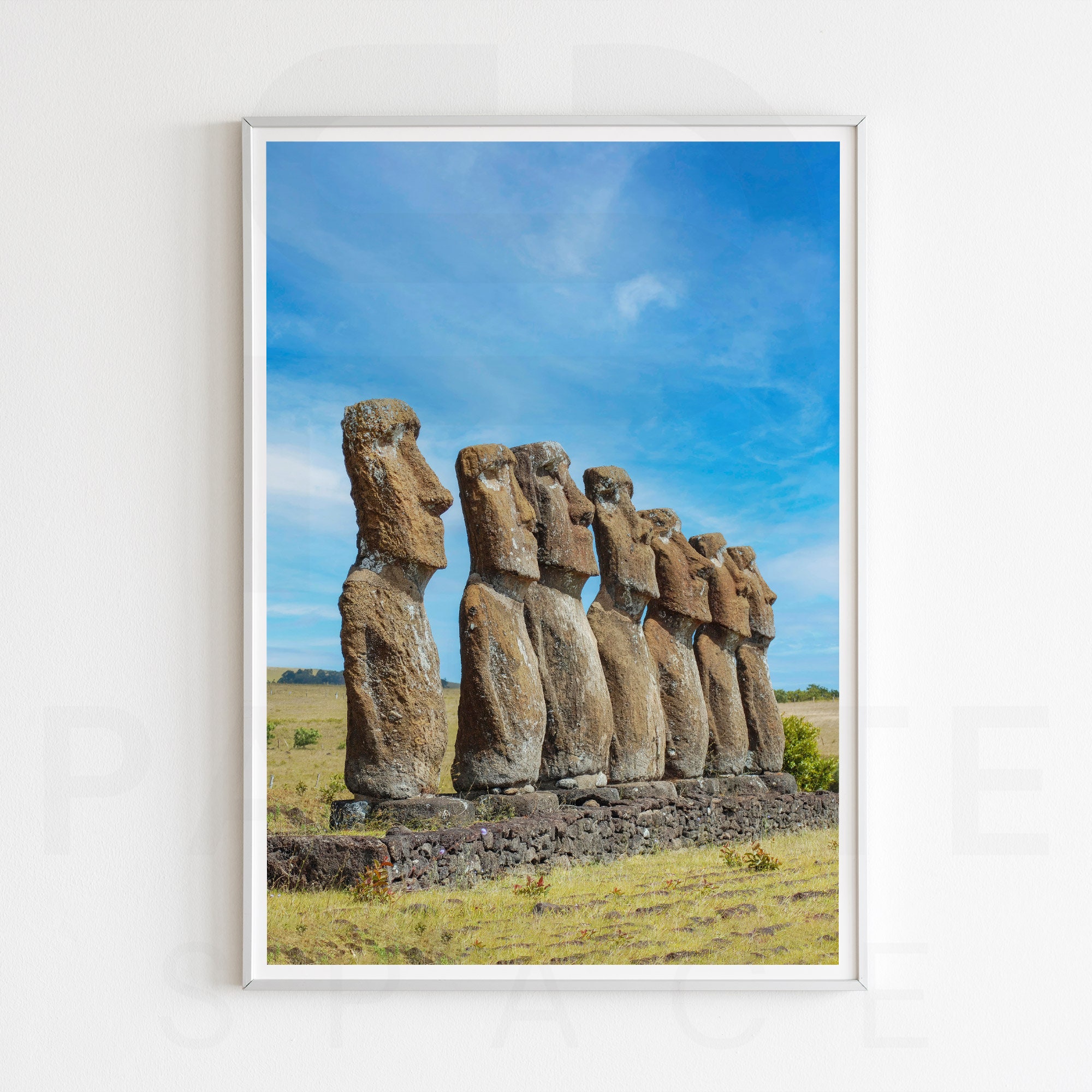 Digital Chile Poster Set of 3, Chile Map, Chile Prints, Chile Art Print ...