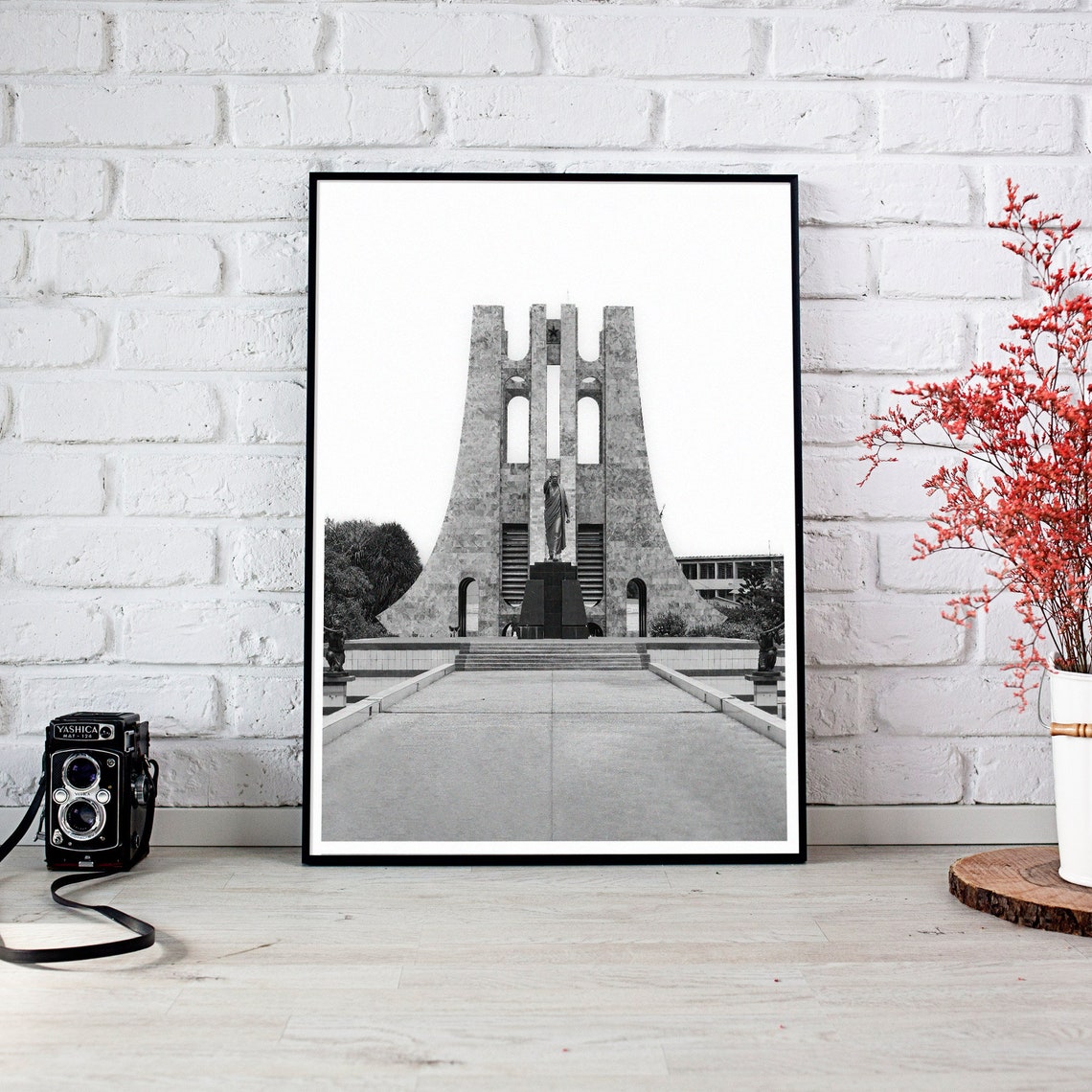 Digital Ghana Black and White Print Set of 3, Ghana Map, Ghana Poster ...