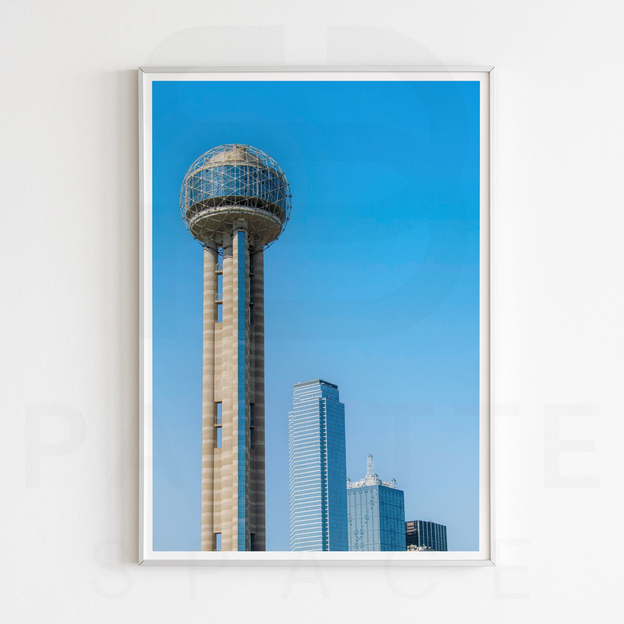 Digital Dallas Texas Print Set of 3, Dallas Texas Map, Dallas Wall Art ...