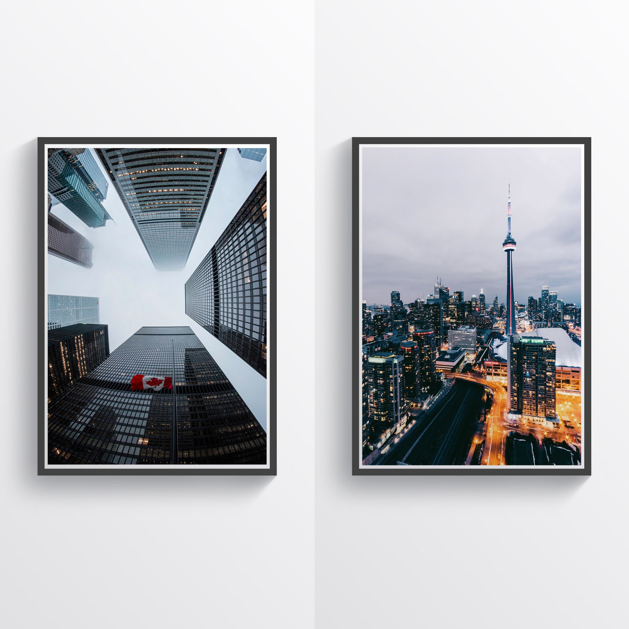 Digital Toronto Poster Set of 5, Toronto Map Print, Toronto Print ...
