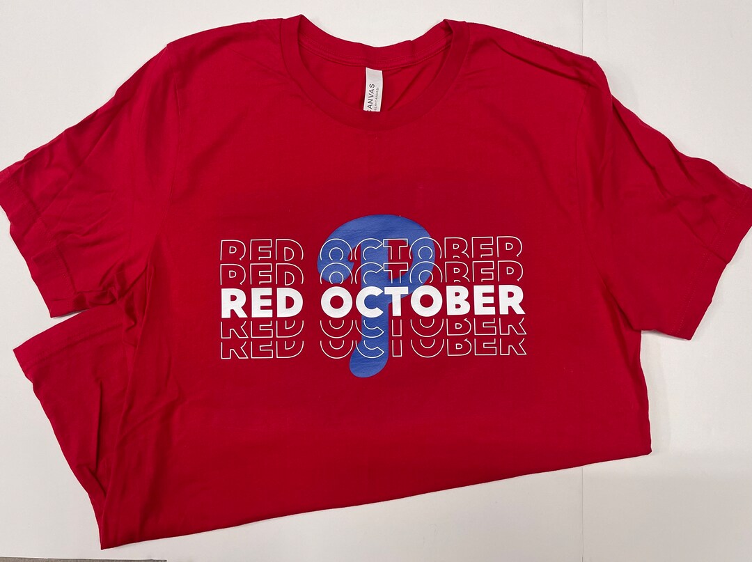 Philadelphia Phillies Red October Short Sleeve Shirt - Etsy