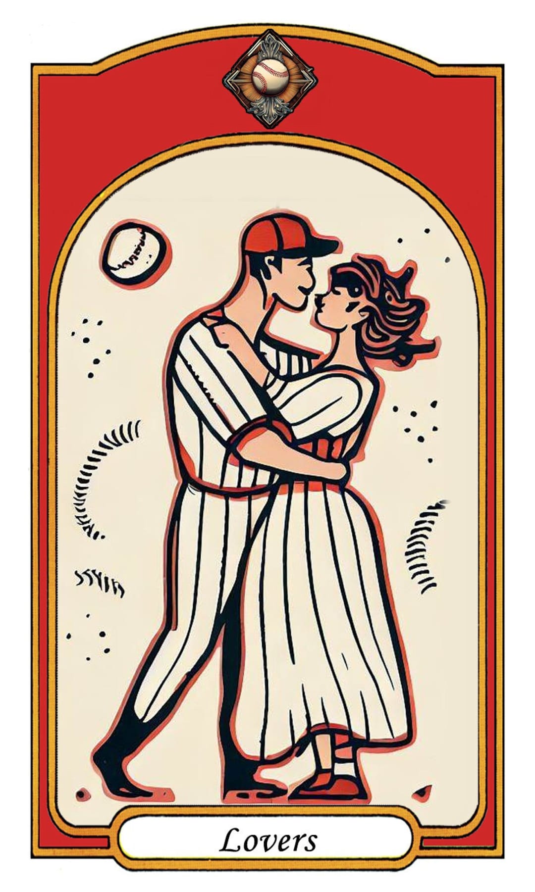 Baseball Tarot - Baseball Themed, Abstract Tarot Deck -divination Cards ...